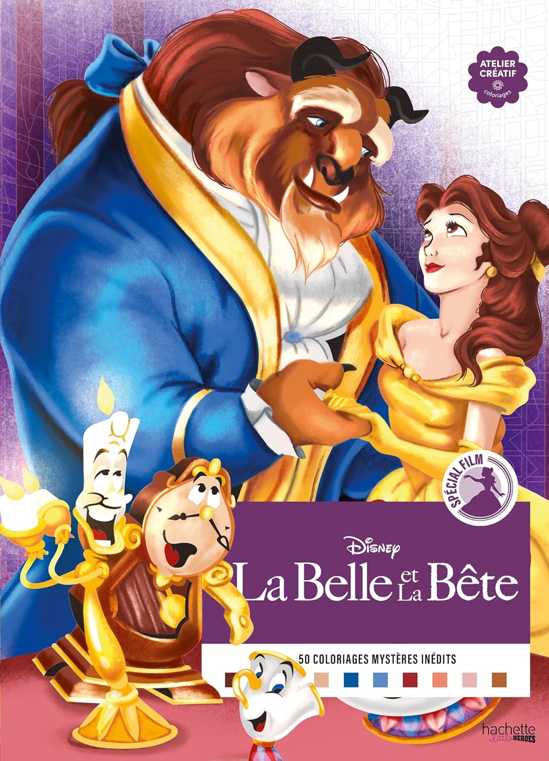 La Belle et la Bête – Coloriages mystères Disney